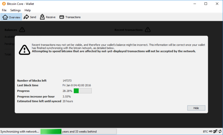 Wallet won't sync - How to fix your wallet not syncing issue?