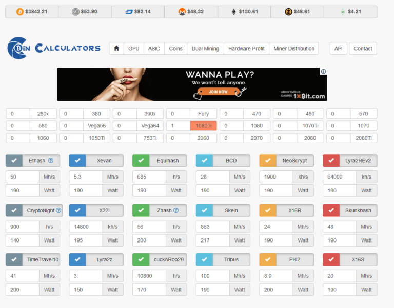 WhatToMine Alternatives - Mining calculators to find out what to mine