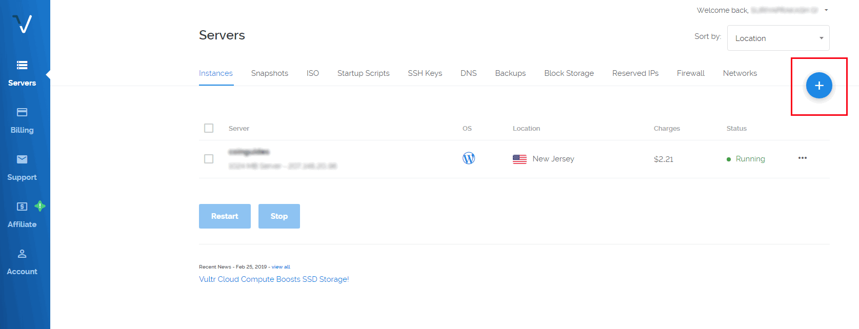 Vultr Masternode Server Setup Account Creation And Server Deployment