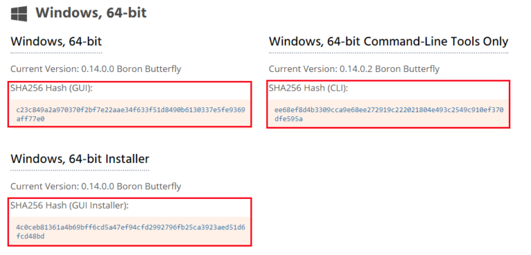 How to verify MD5, SHA256 checksum of a crypto wallet /software