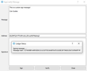 Signing Messages with Ledger Nano S / Nano X - Ledger Live