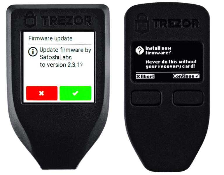 How to safely update your Trezor wallet - Trezor firmware upgrade