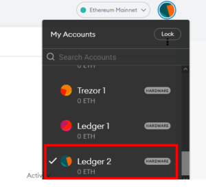 How to connect & use Ledger or a Trezor wallet with Metamask