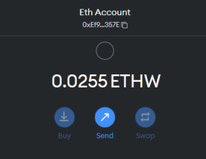 Connect Metamask to ETHPoW chain and claim your ETHW coins